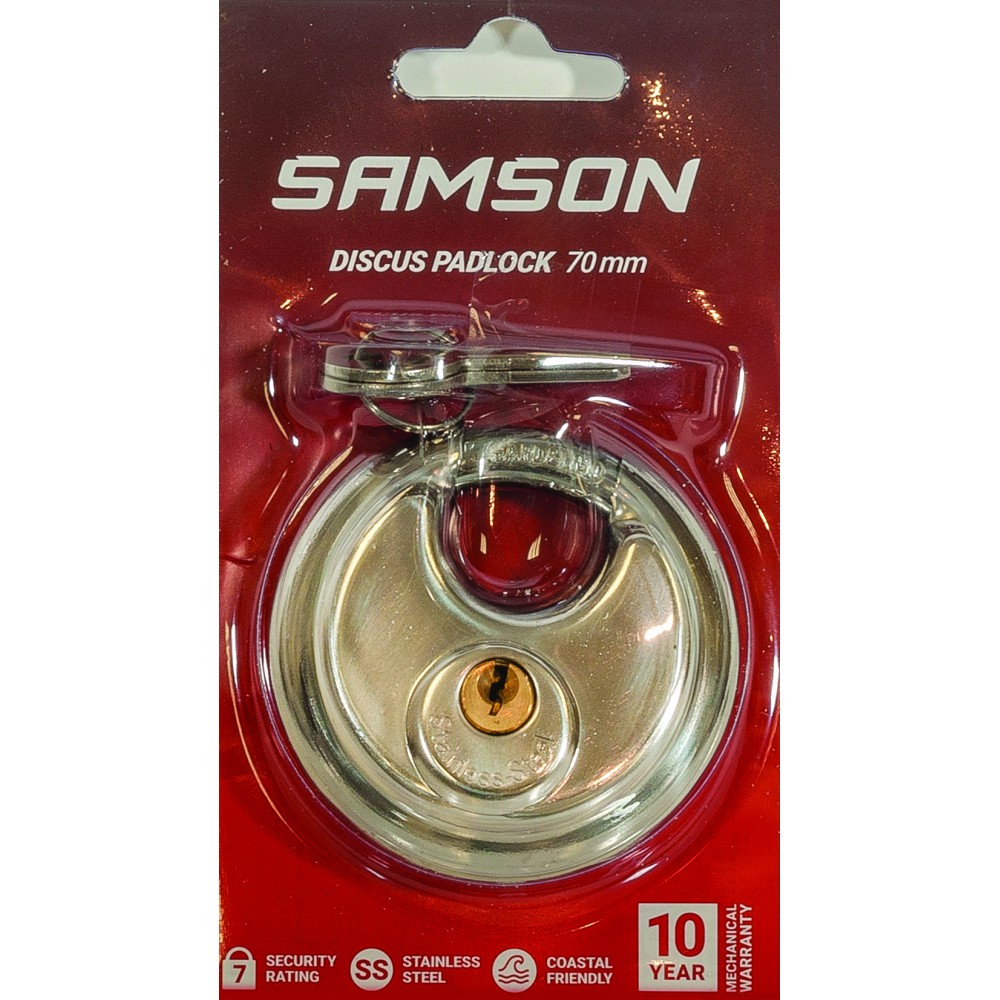 Samson Padlock Discus 70mm Ka Duo, SAMSON - Cashbuild