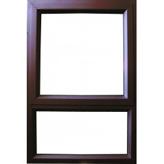 Window Frame Aluminium 28-pt69 Bronze Clear, - Cashbuild