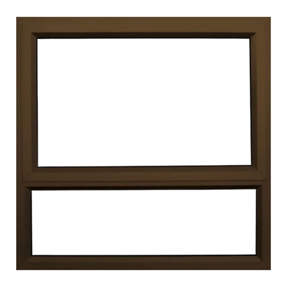 Window Frame Aluminium 28-pt99 Bronze Clear, KHANYA - Cashbuild
