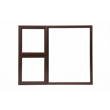 Window Frame Aluminium 28-ptt1512 Bronze Left Hand, KHANYA - Cashbuild