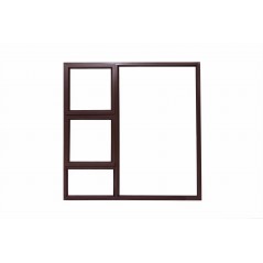 Window Frame Aluminium 28-ptt1515 Bronze Clear Left Hand, ROBMEG ...