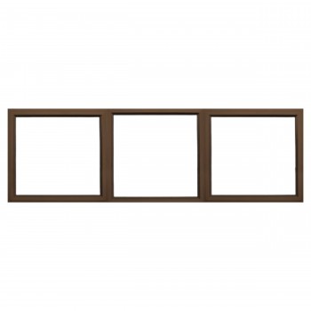 Window Frame Aluminium 28-ptt186 Bronze Left Hand, KHANYA - Cashbuild