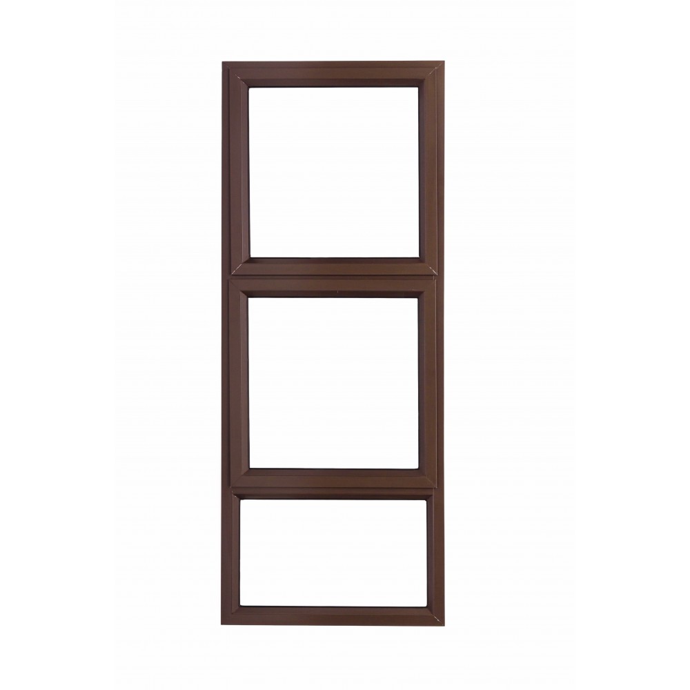 Window Frame Aluminium 28-PTT615 Bronze Left Hand, - Cashbuild