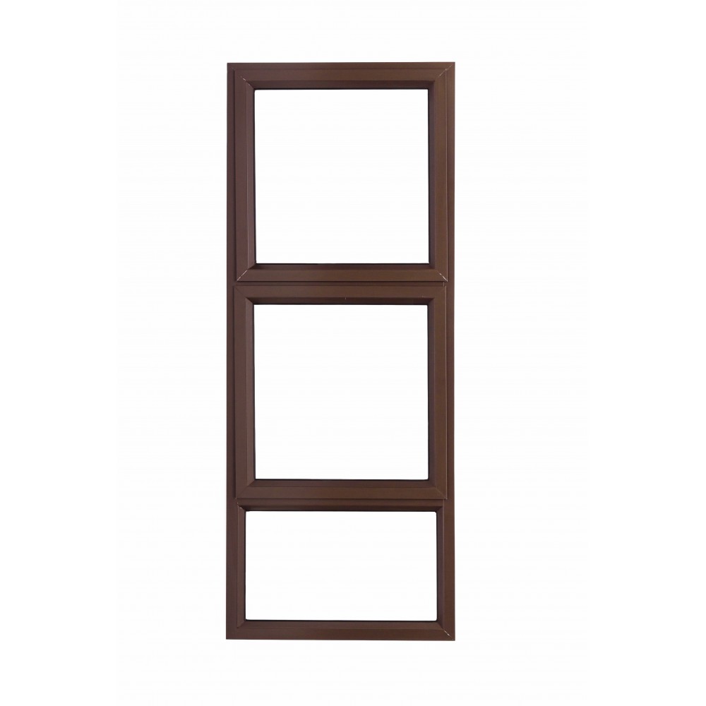 Window Frame Aluminium 28-PTT615 Bronze Left Hand, - Cashbuild