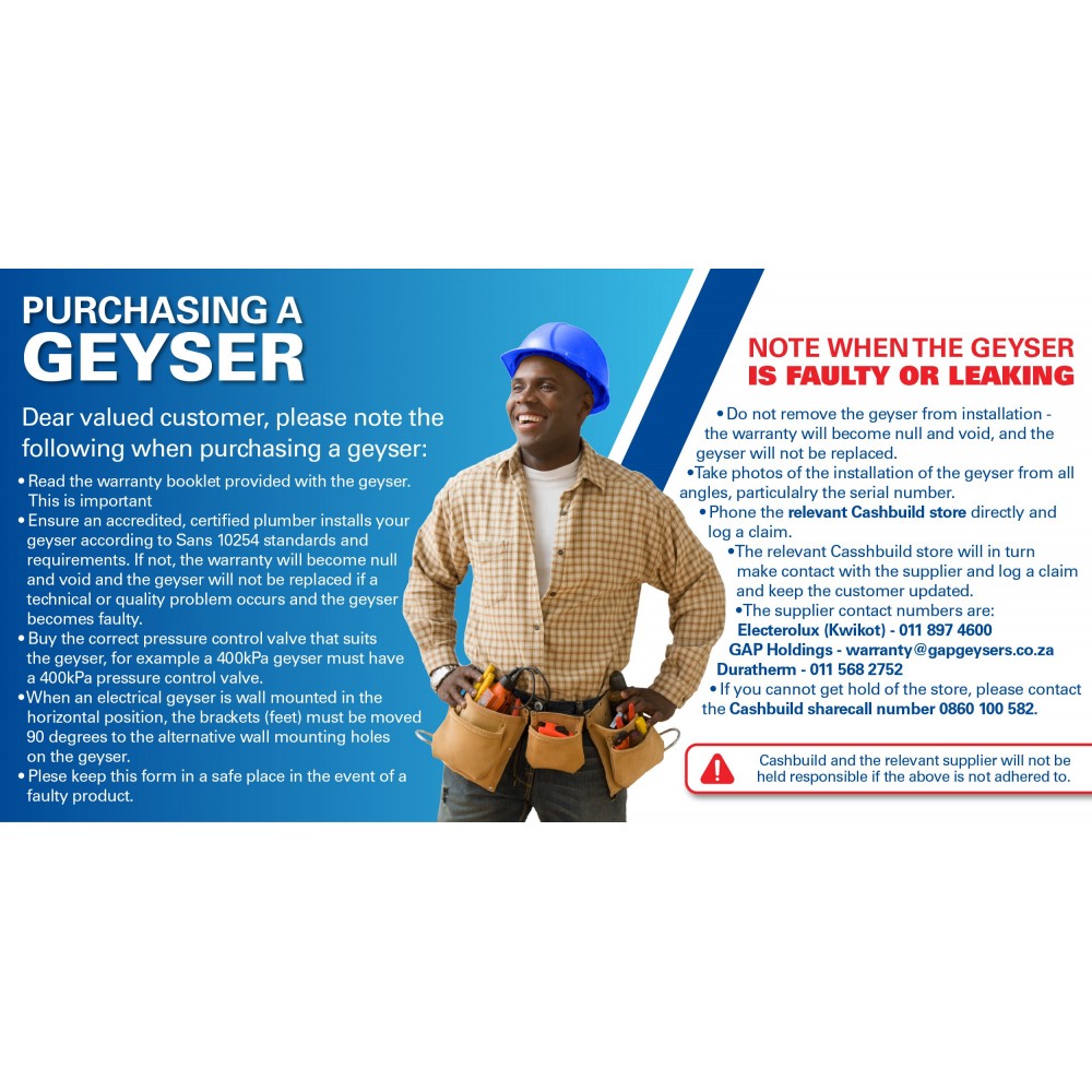 Kwikot Superline 150l 600kpa B-Grade Geyser, - Cashbuild