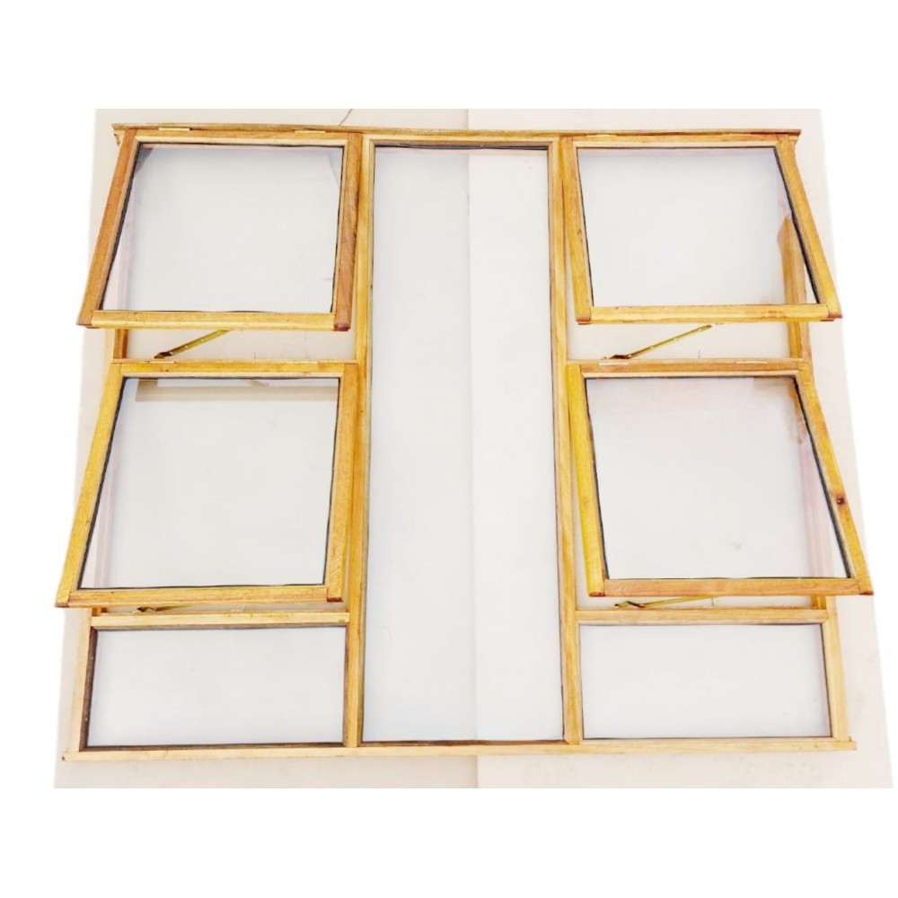 Window Frame Merani Full Pane Wood WBM1515D Full Glazed, ELULA - Cashbuild