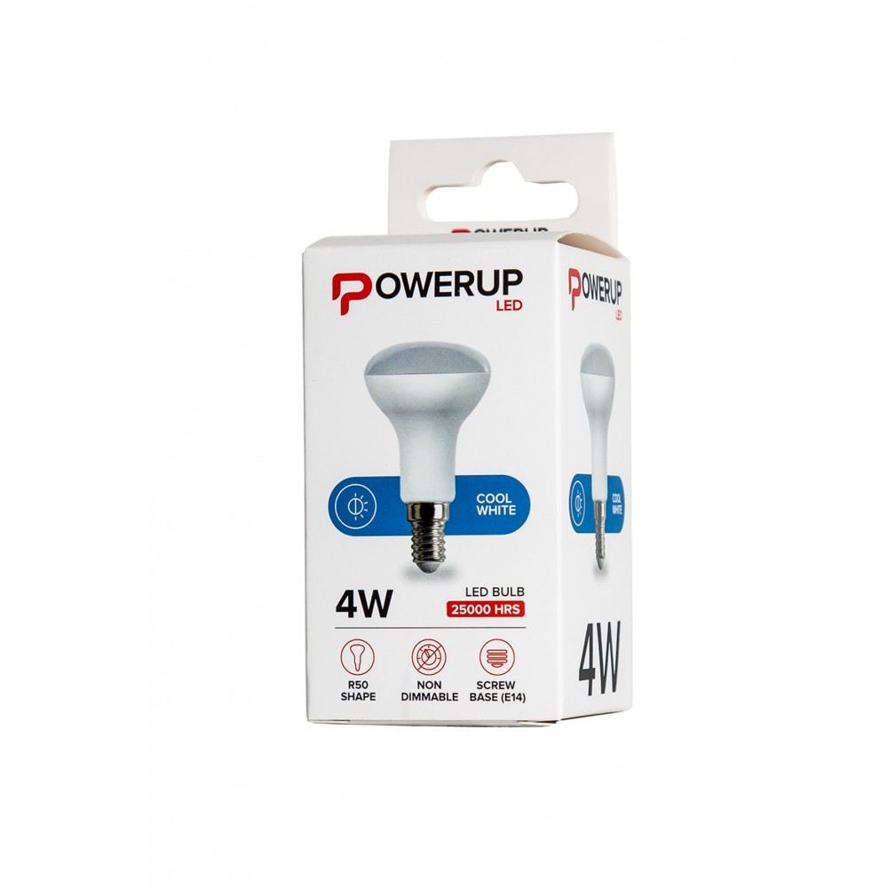 Powerup Led R50 4W E14 Cw, - Cashbuild