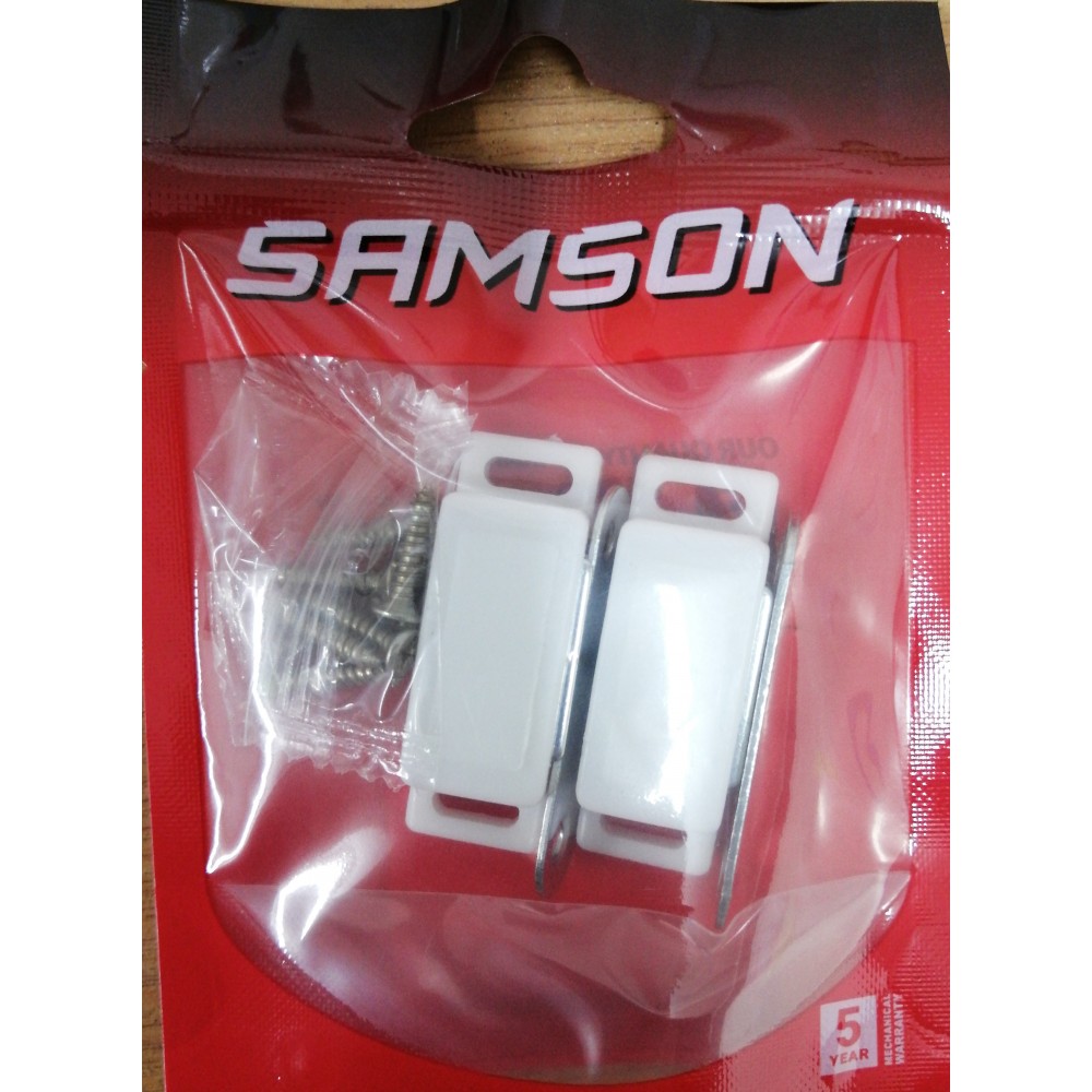 Samson Magnetic Catch White (Quantity:2), - Cashbuild