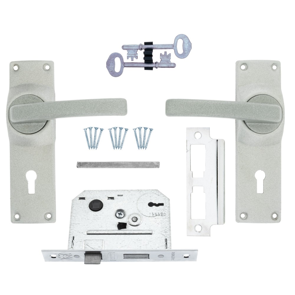 Fort Knox 3 Lever Lock Eco Satin Chrome Handle, FORT KNOX - Cashbuild