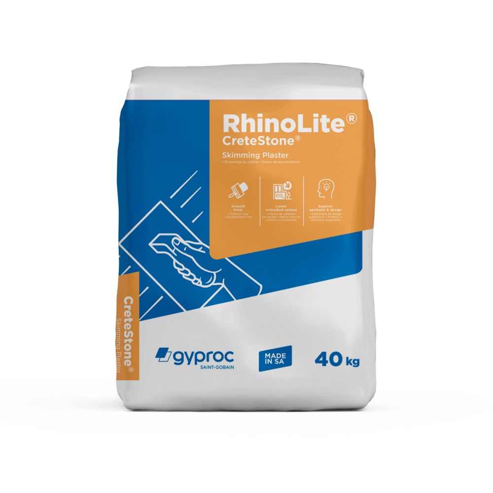 Rhinolite Cretestone 40kg, GYPROC - Cashbuild