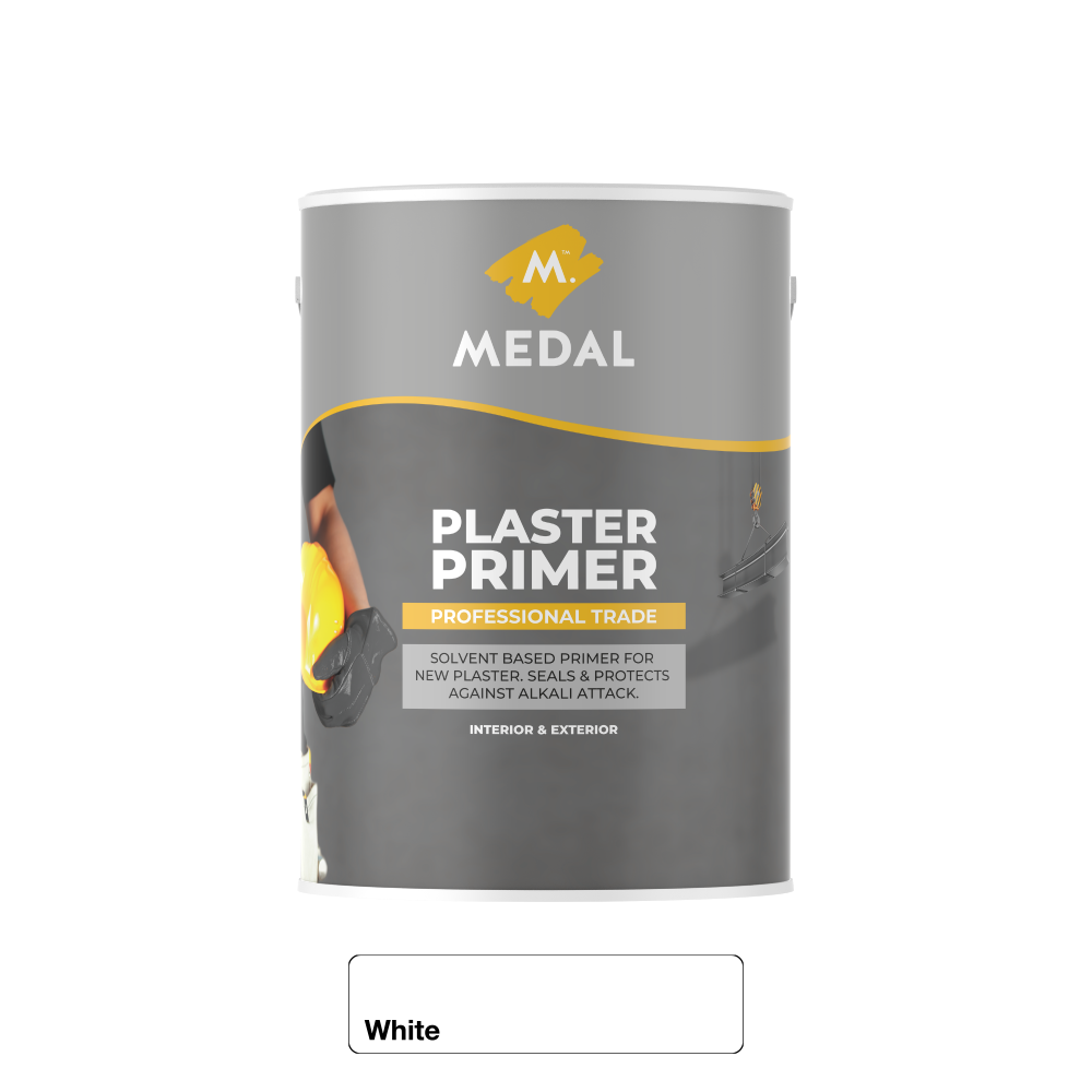 Medal Prof Trade Plaster Primer White 5L, - Cashbuild