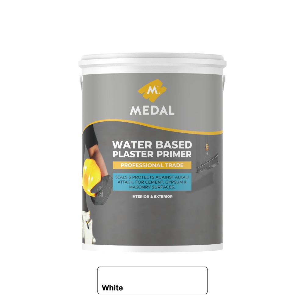 Medal Prof Trade Water Based Plaster Primer 5L, - Cashbuild
