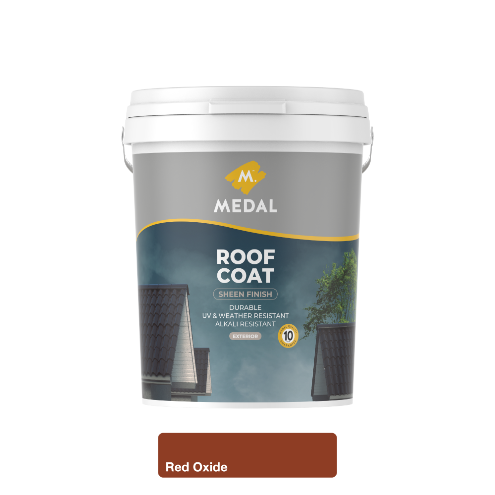 Medal Roof Coat Sheen Red Oxide 20l, MEDAL - Cashbuild