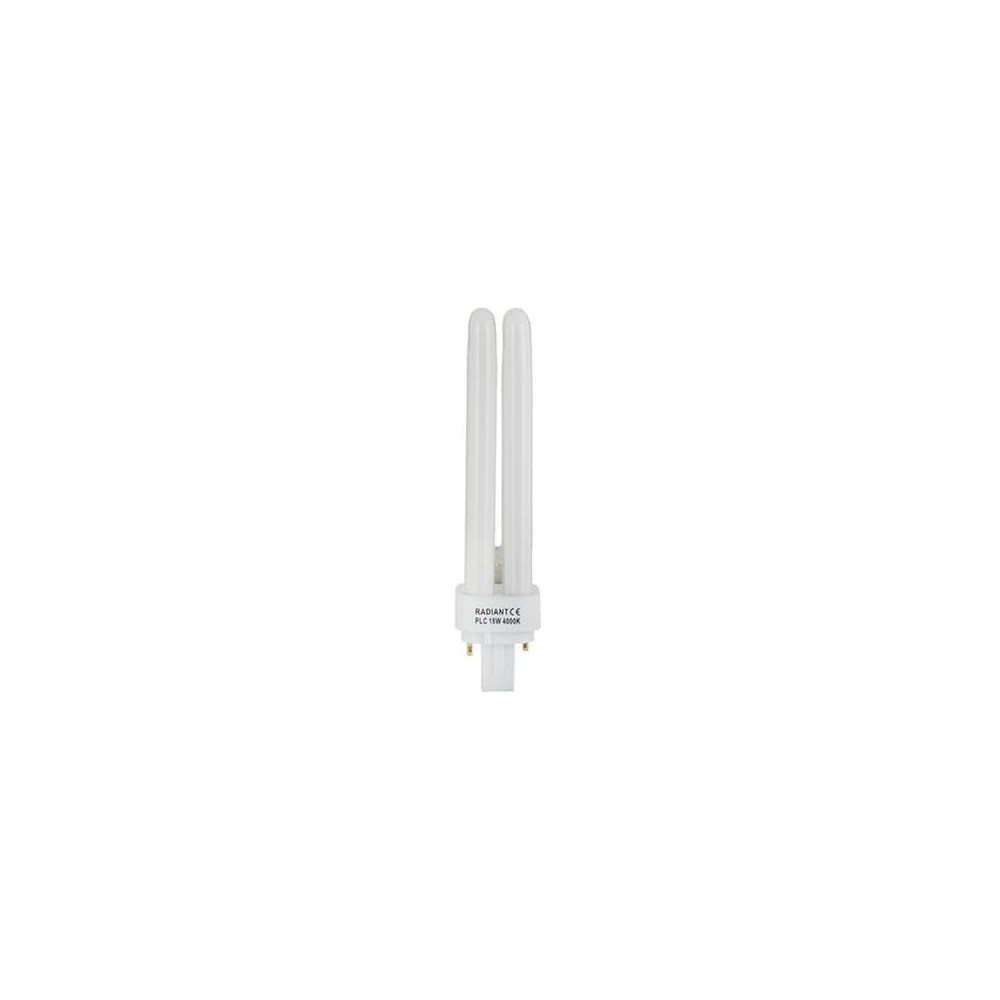 Fluorescent Cfl 18W 2Pin G24D2 Cool White, RADIANT - Cashbuild