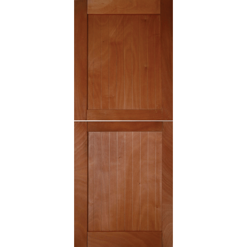 Door Pine 8 Panel Frame & Ledge Imbuia Stable Var, HB - Cashbuild