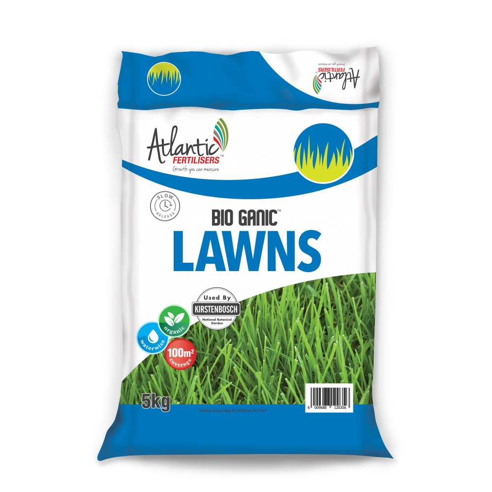 Atlantic Fertilisers Bio Ganic Lawns 5kg, Atlantic Fertiliser - Cashbuild