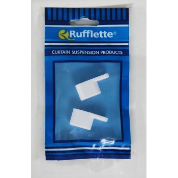 Curtain Track "C" Rail End Caps Quantity:2, - Cashbuild