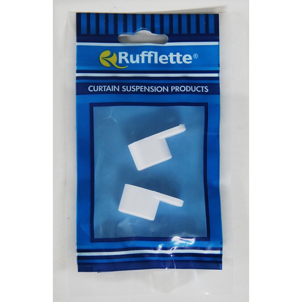 Curtain Track "C" Rail End Caps Quantity:2, - Cashbuild