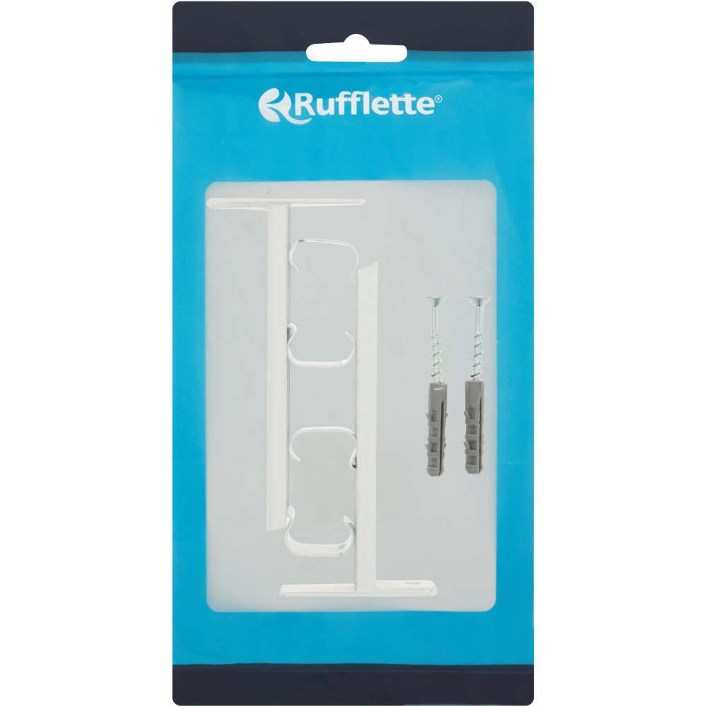 Double Curtain Bracket Steel, - Cashbuild