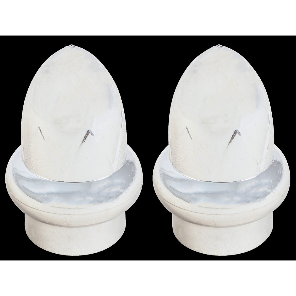 Chrome Finials Quantity:2, - Cashbuild