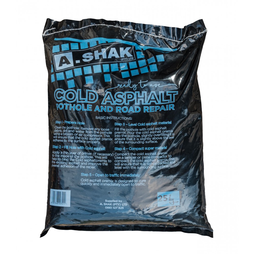 Asphalt Cold 25kg Bag, - Cashbuild