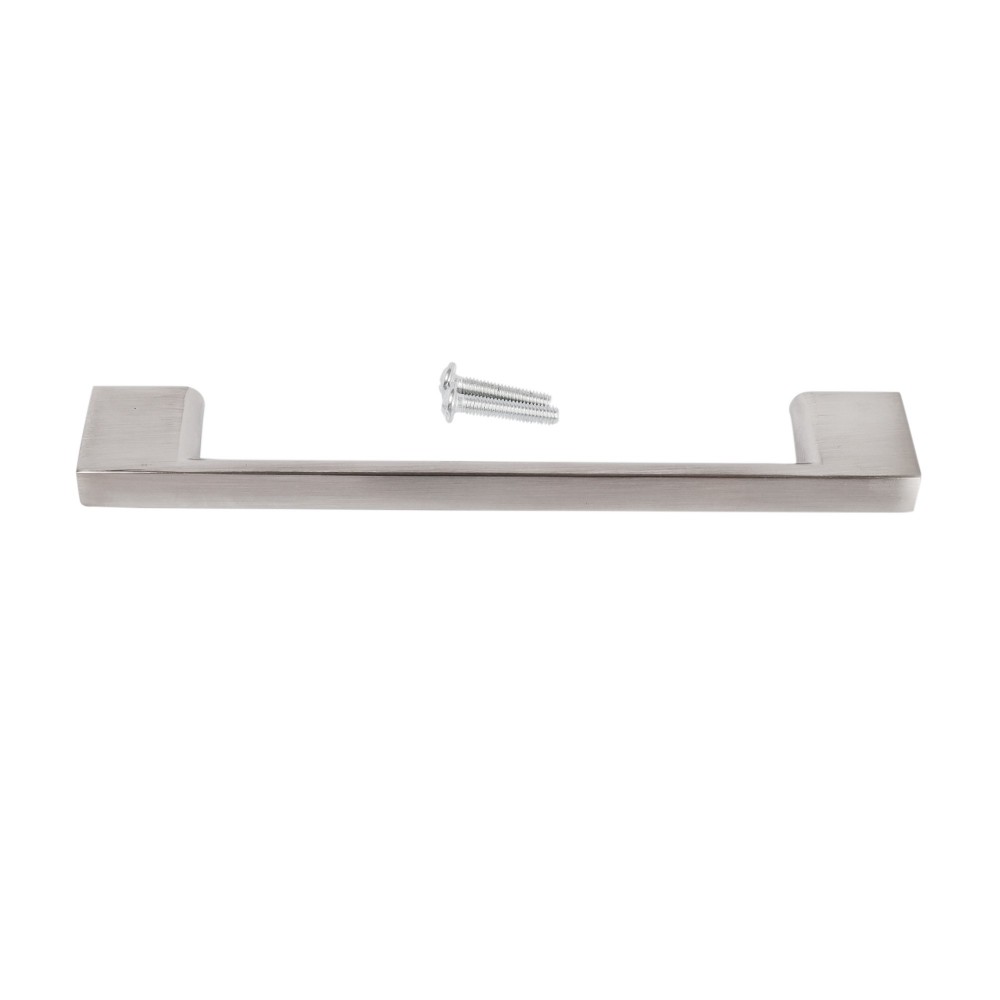 Aluminiun Neptune Handle 128mm - Brushed Nickle, TROJAN - Cashbuild